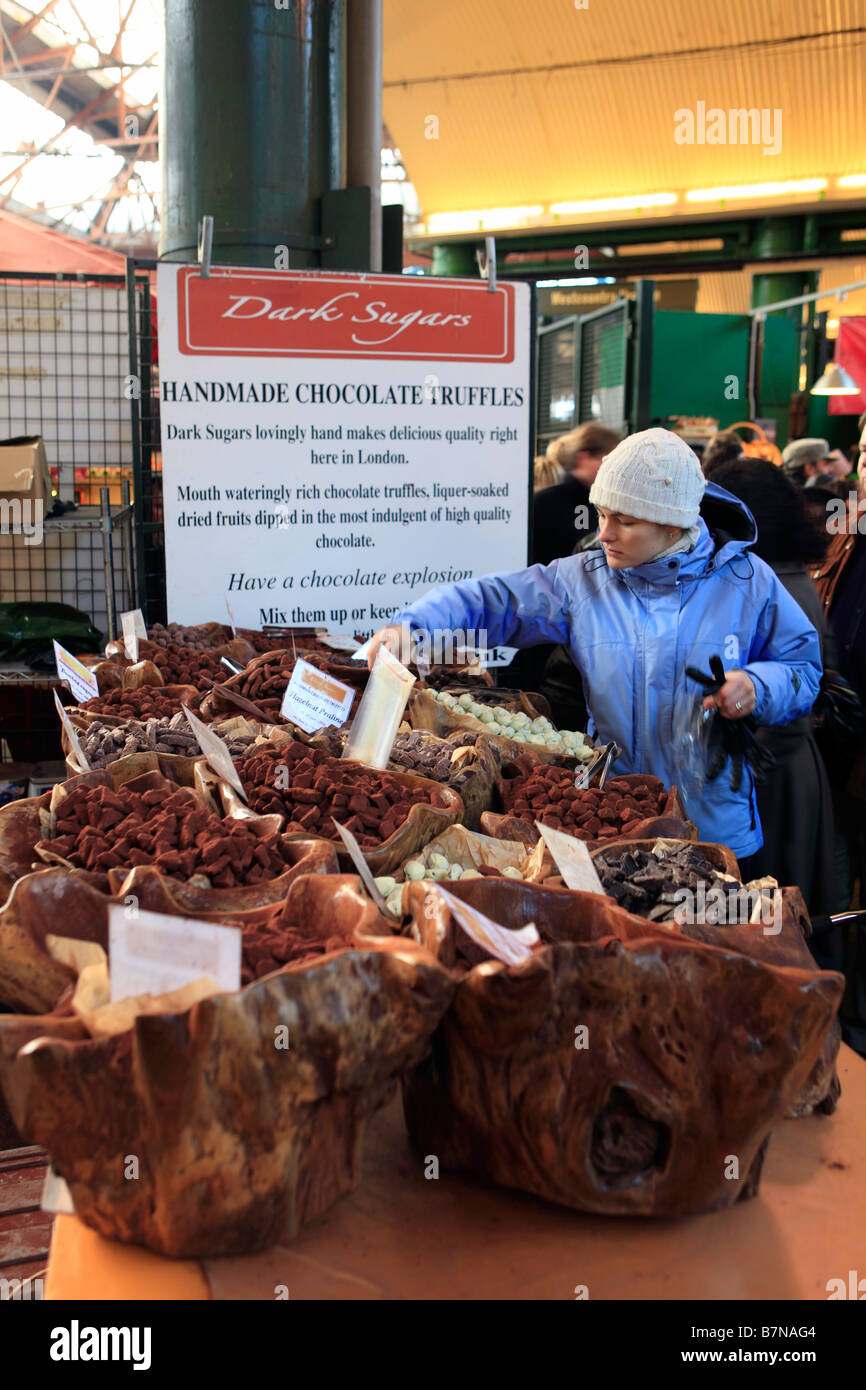 Borough market london chocolate hi-res stock photography and images - Alamy