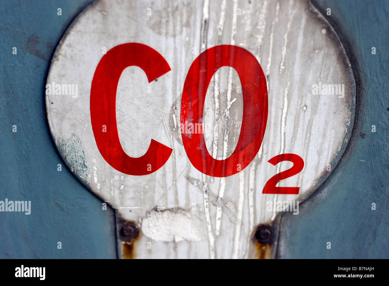 co2 carbon dioxide sign pollution Stock Photo - Alamy