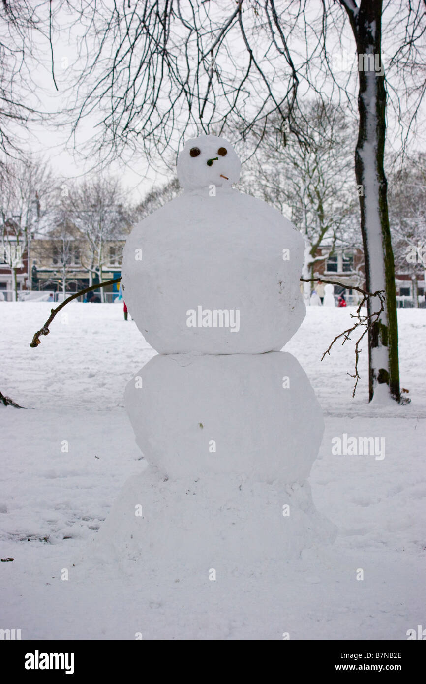 Heavy Snow Falls in London United Kingdom Stock Photo - Alamy