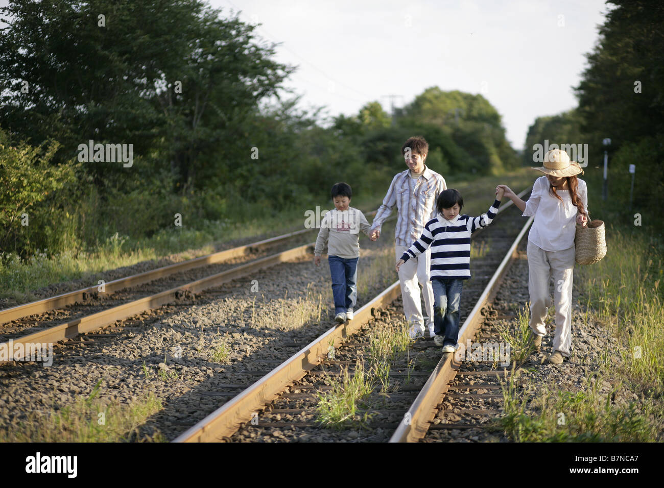 Following parents hi-res stock photography and images - Alamy