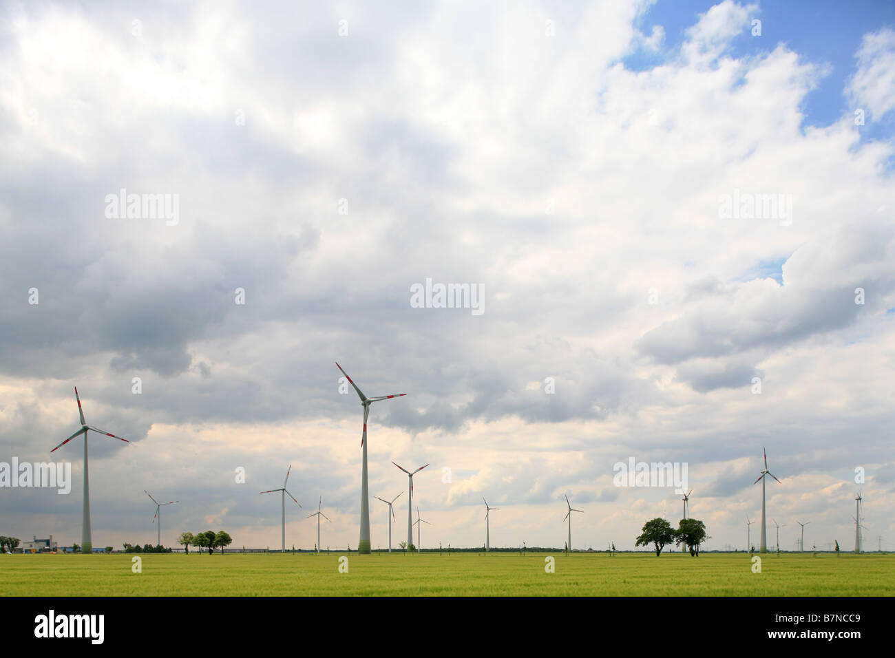 wind park in Germany Stock Photo - Alamy