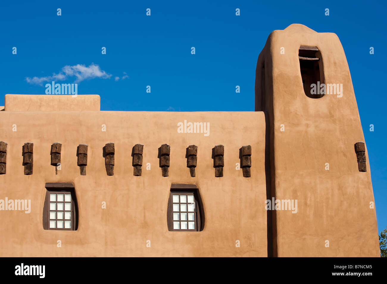 New mexican architecture santa fe architecture hi-res stock photography ...