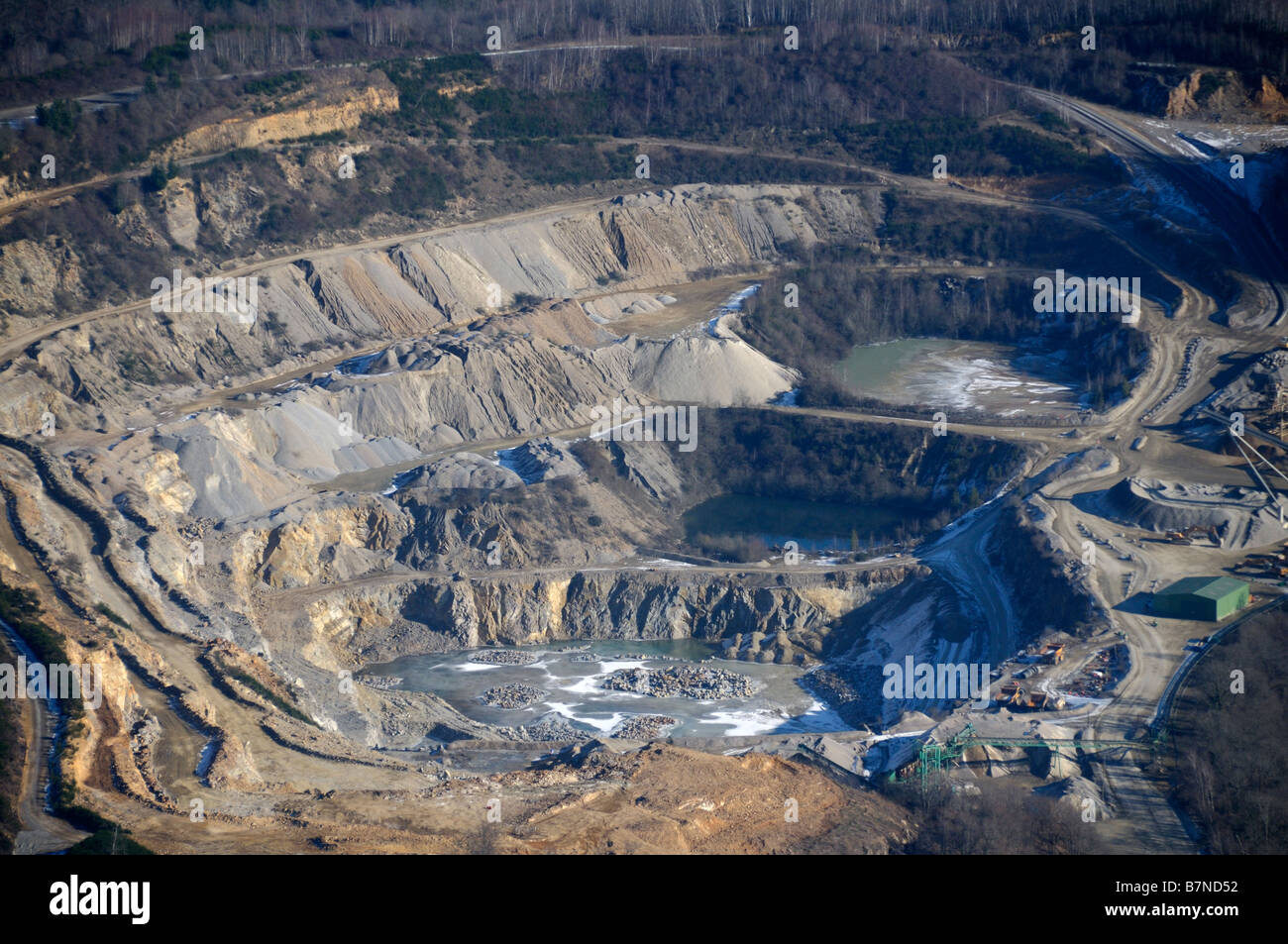 Open cast mining aerial hi-res stock photography and images - Alamy