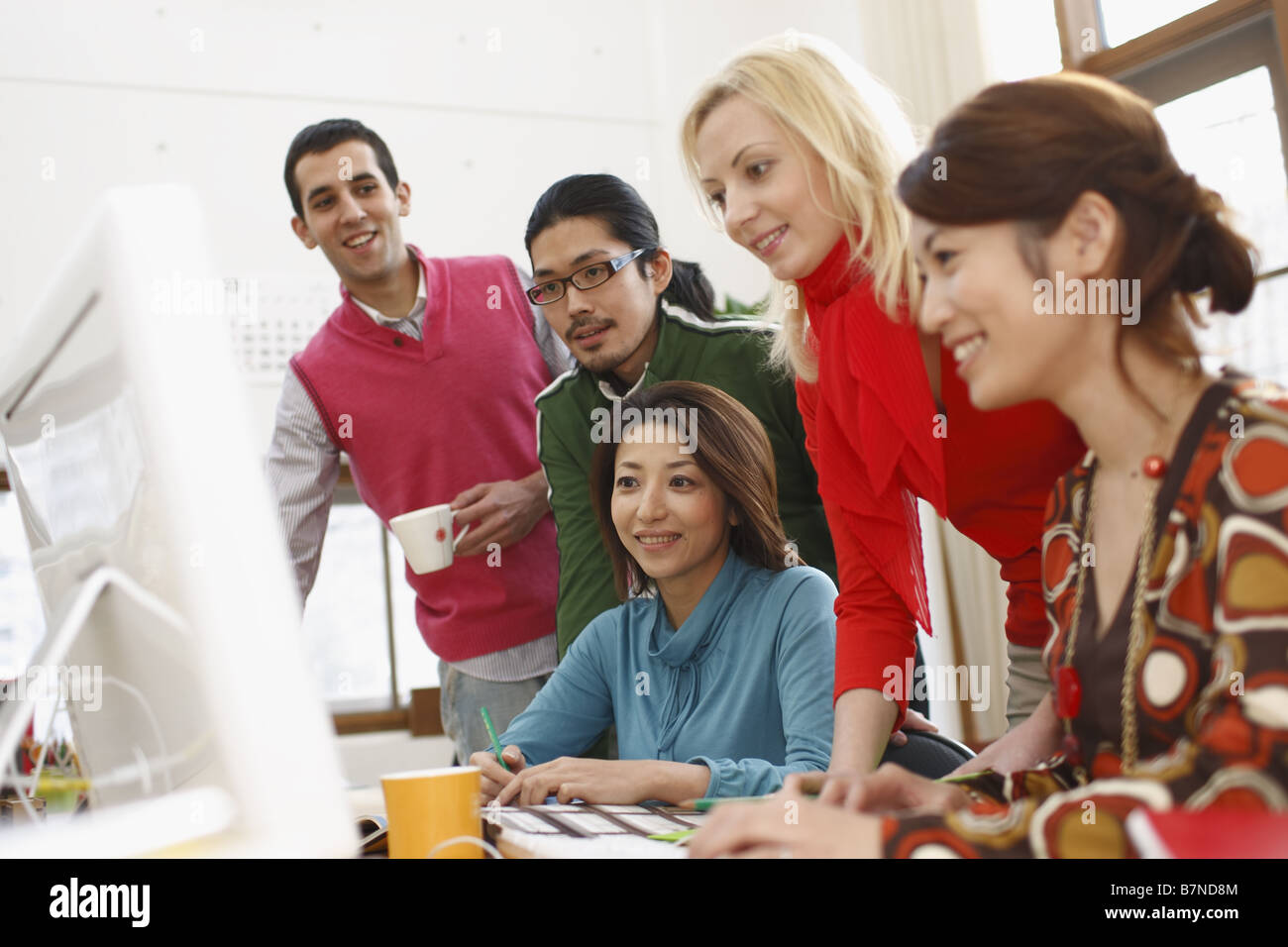 People working in the office Stock Photo - Alamy