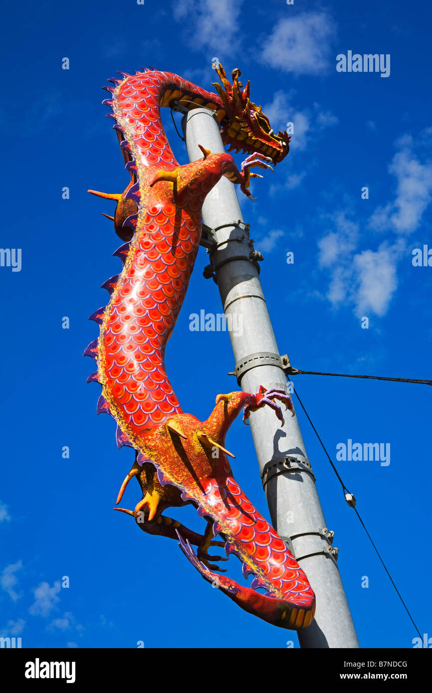 Dragon chinatown international district seattle hi-res stock ...