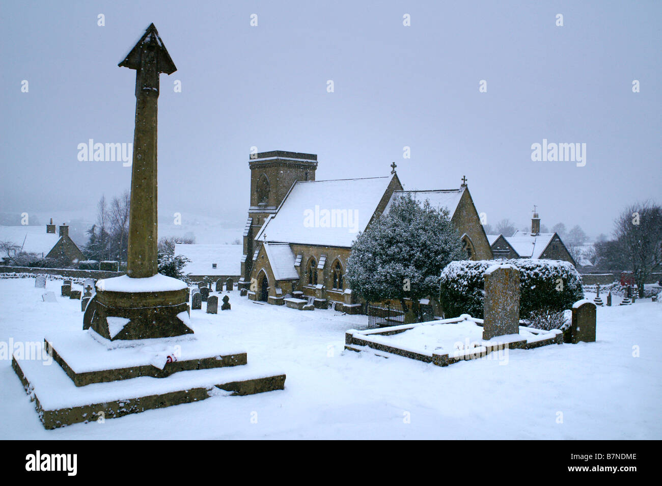 Cotswolds In The Snow High Resolution Stock Photography and Images - Alamy