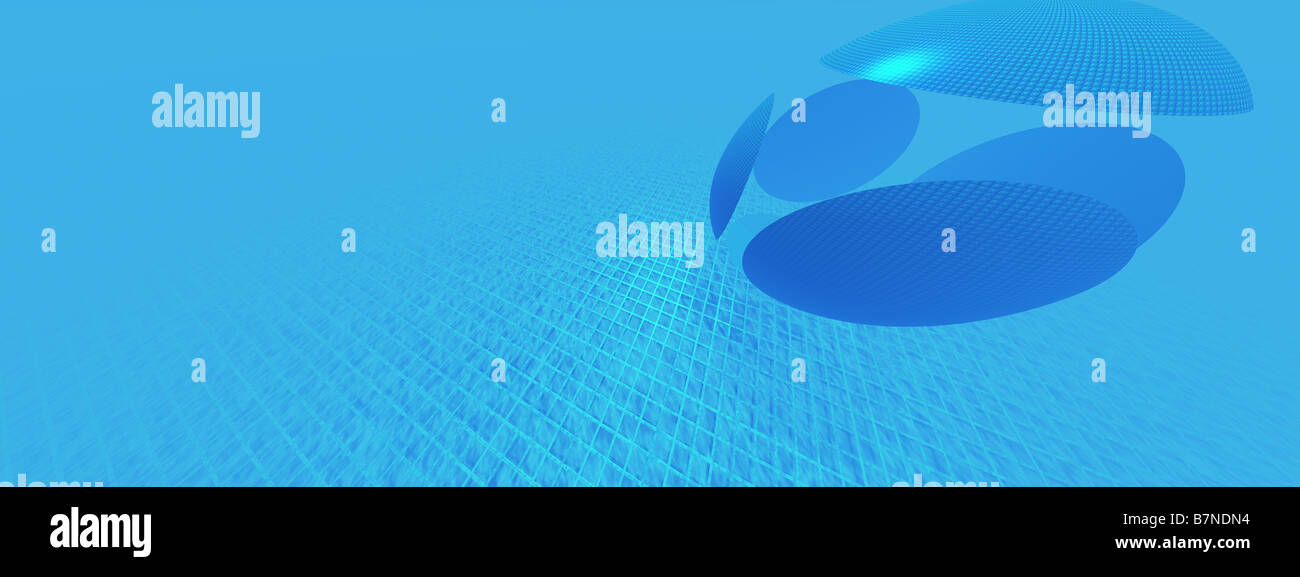 Futuristic Science Fiction Panorama scene scenes Stock Photo - Alamy