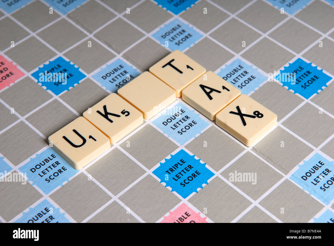 Scrabble tax hi-res stock photography and images - Alamy
