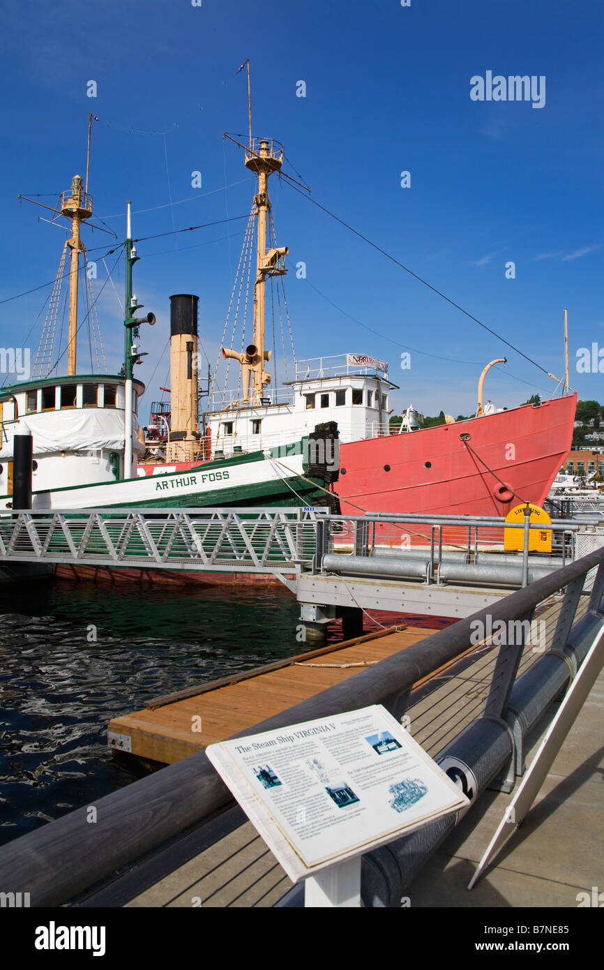 Northwest Seaport Museum Lake Union Seattle Washington State USA Stock ...