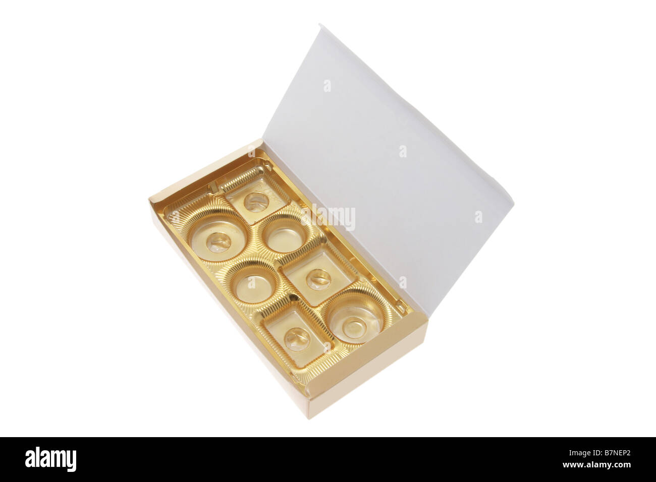 Empty Confectionery Box Stock Photo - Alamy