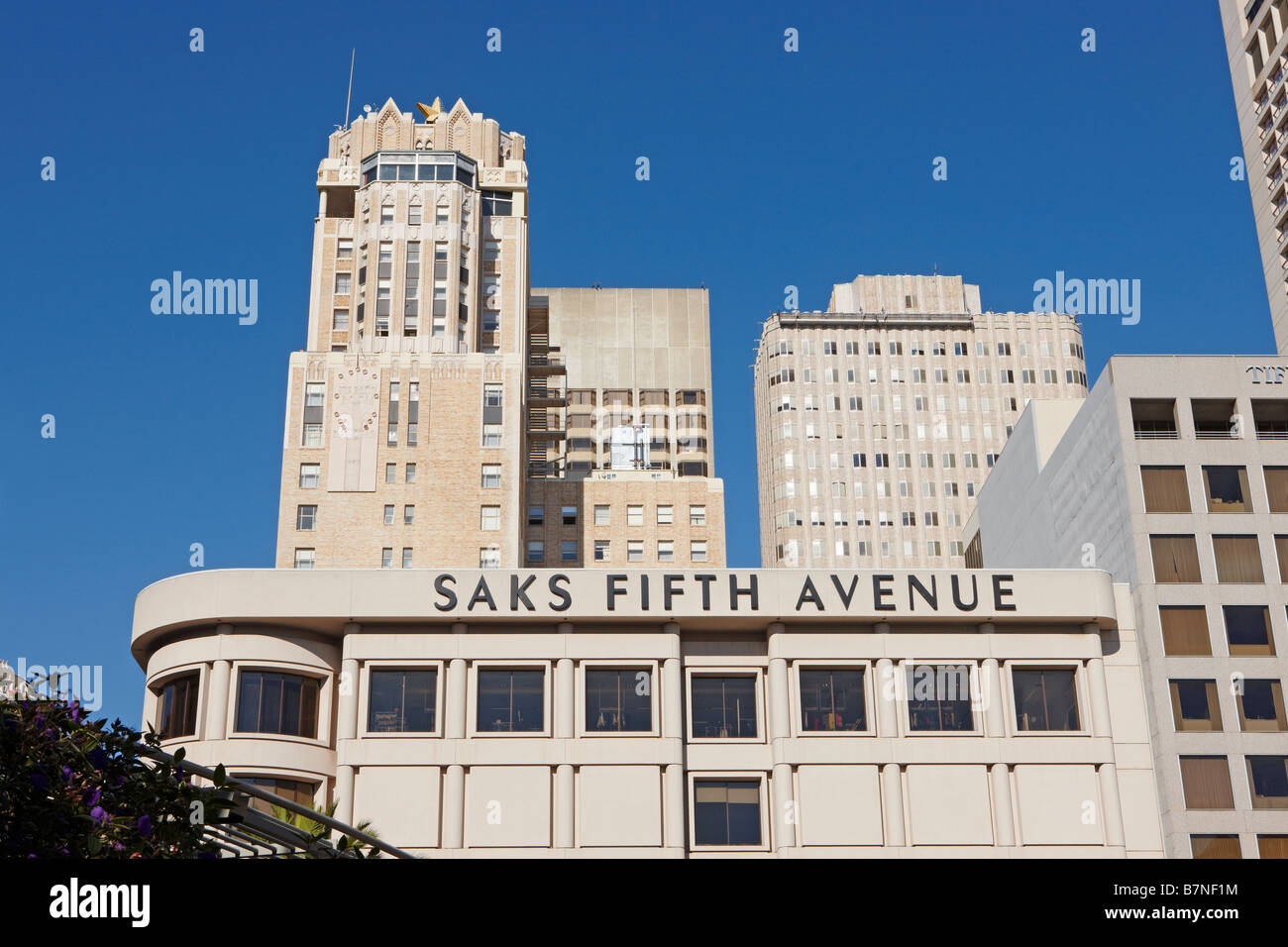 Sax Fifth Avenue department store next to Union Square. San Francisco ...