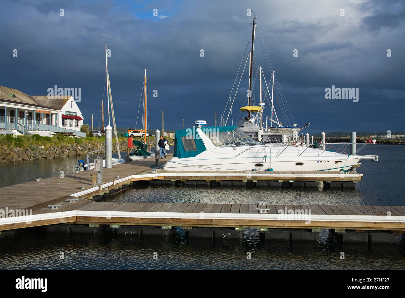 Point Hudson Marina Port Townsend Washington State USA Stock Photo - Alamy