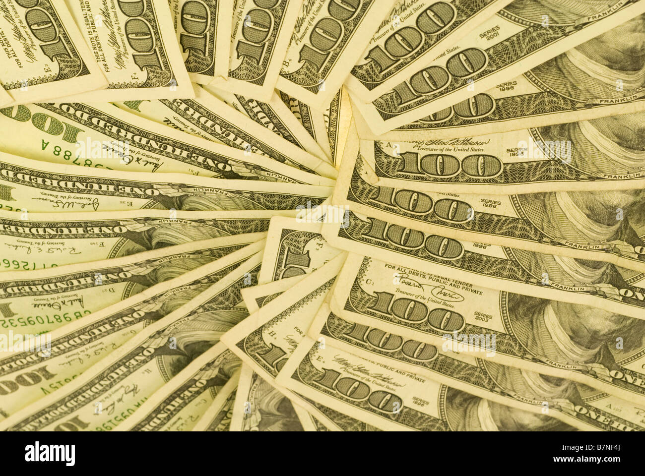 a stack of 100 dollar bills Stock Photo - Alamy