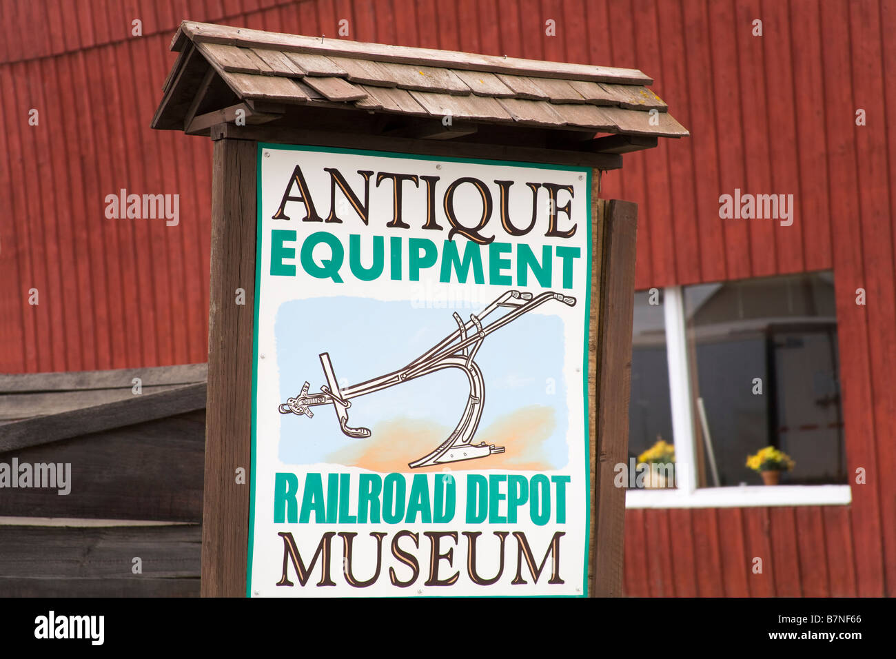 Sign railroad museum hi-res stock photography and images - Alamy