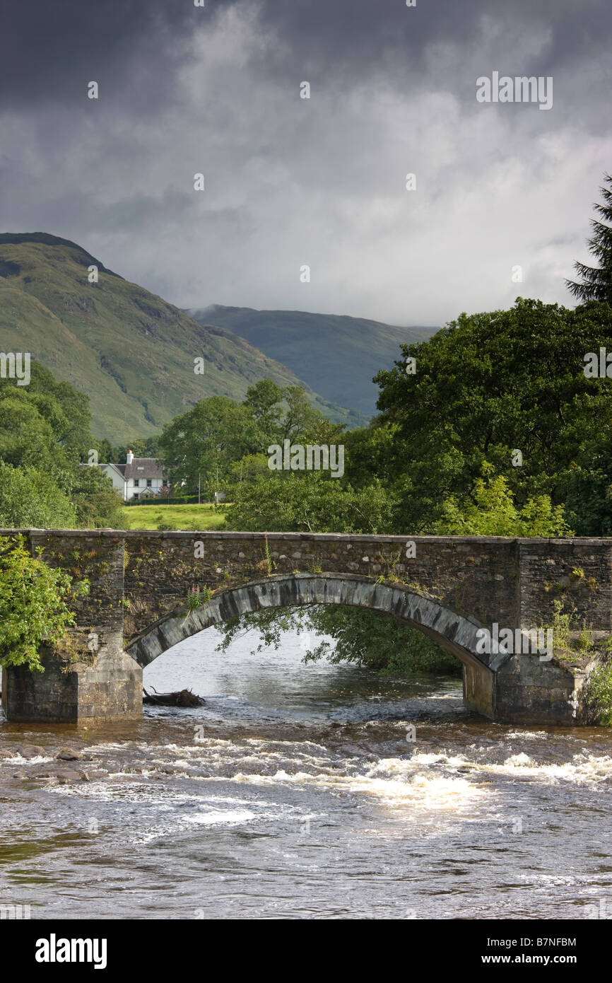 Bridge over water, Scotland Stock Photo - Alamy