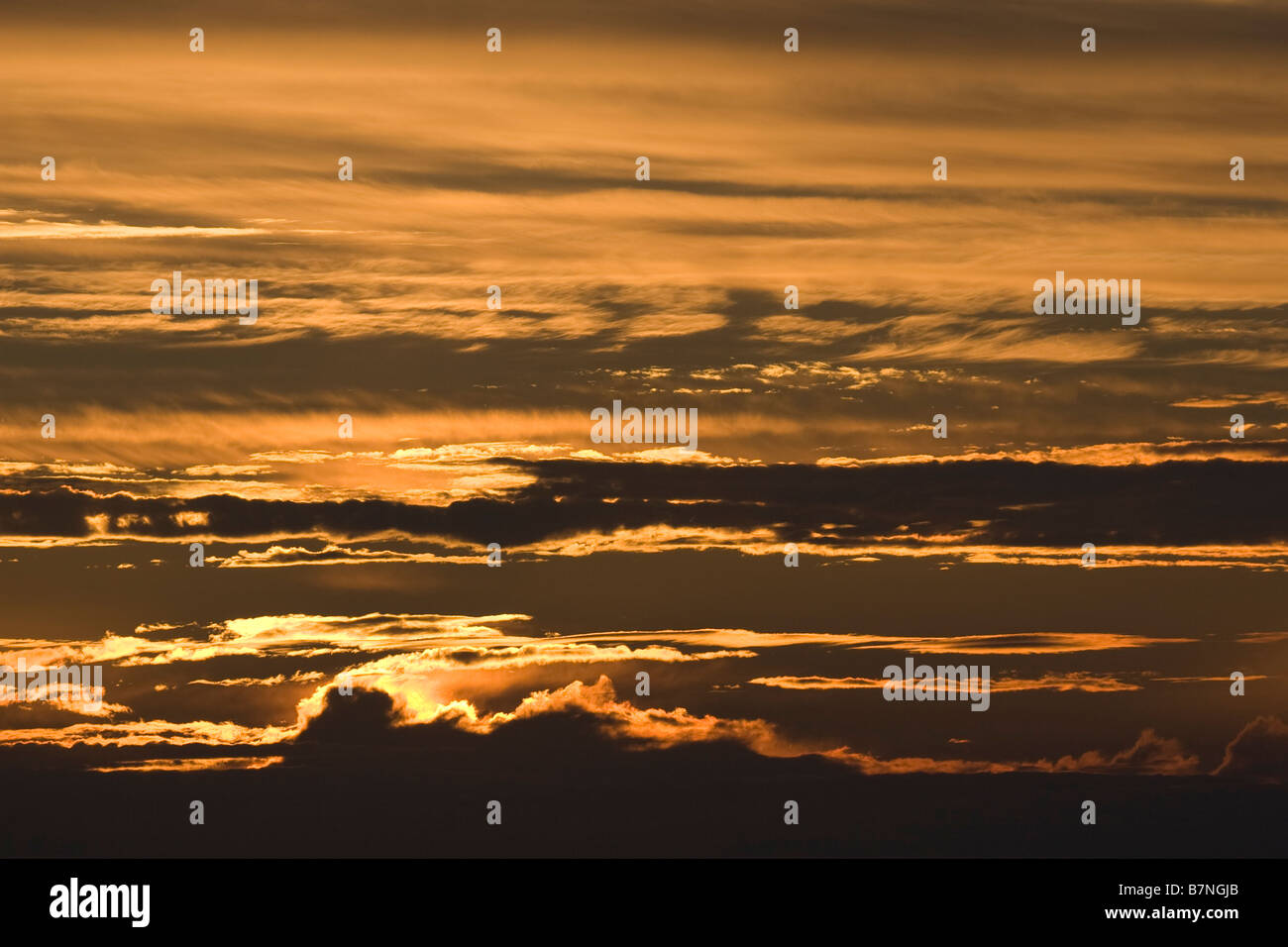 Clouds at Sunset Stock Photo - Alamy