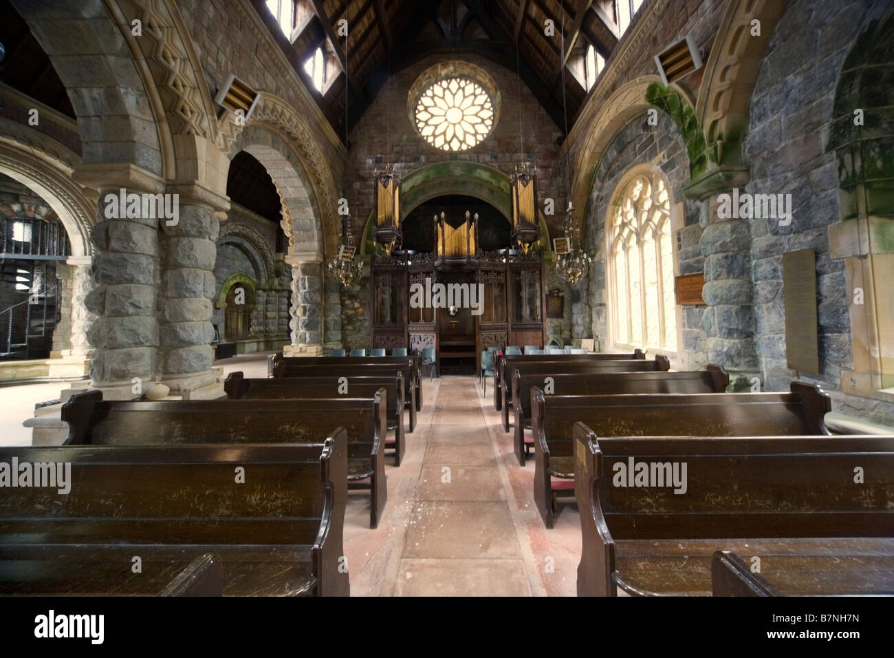 Inside a church, Scotland Stock Photo - Alamy