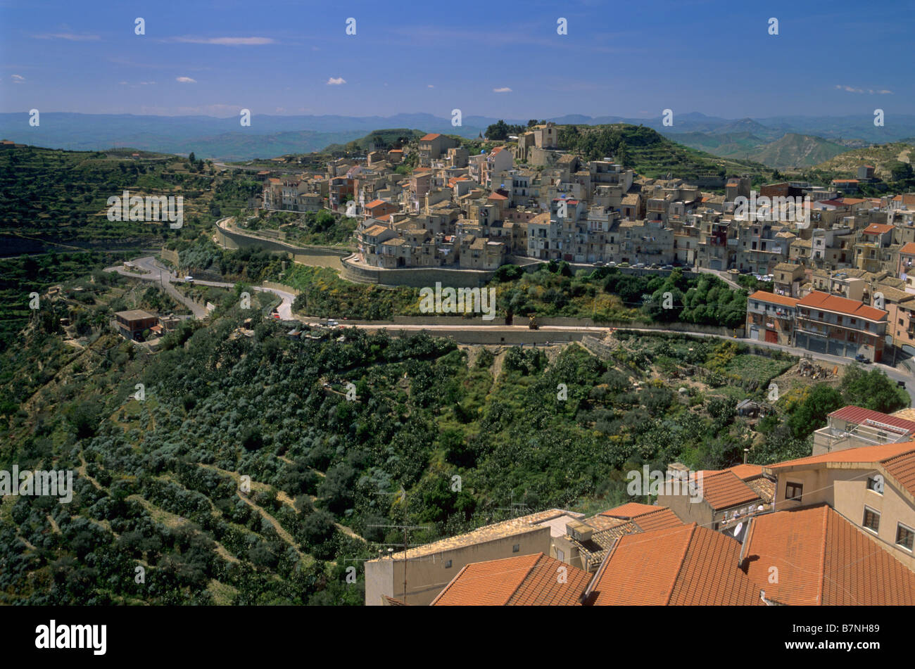 Centuripe aerial hi-res stock photography and images - Alamy