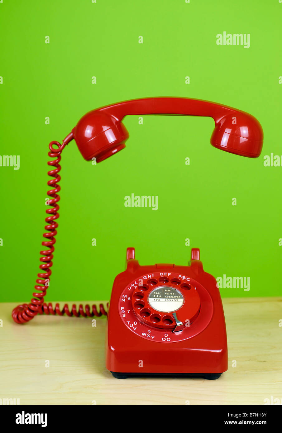 Floating Phone Handset Stock Photo - Alamy