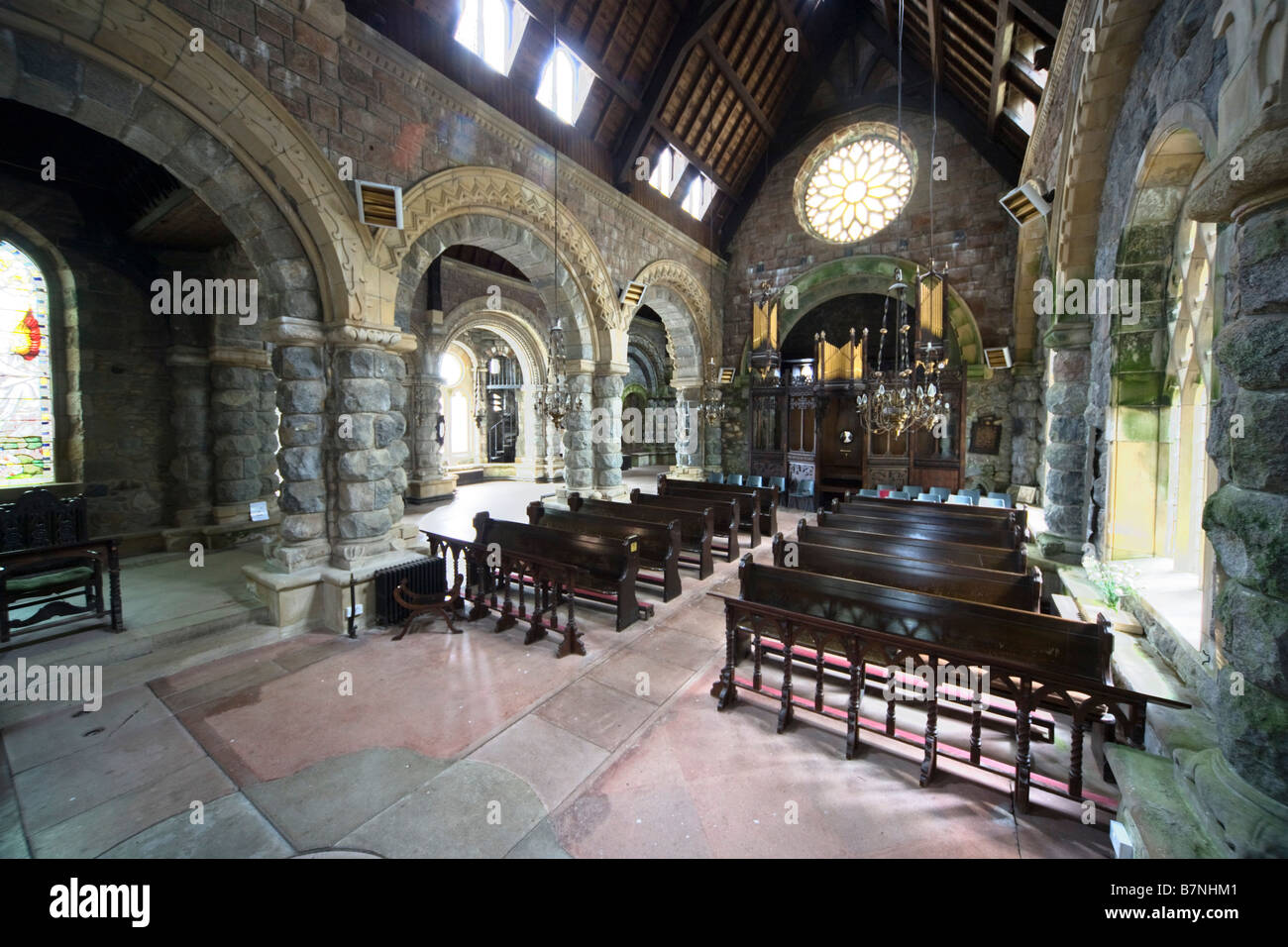 Inside a church, Scotland Stock Photo - Alamy