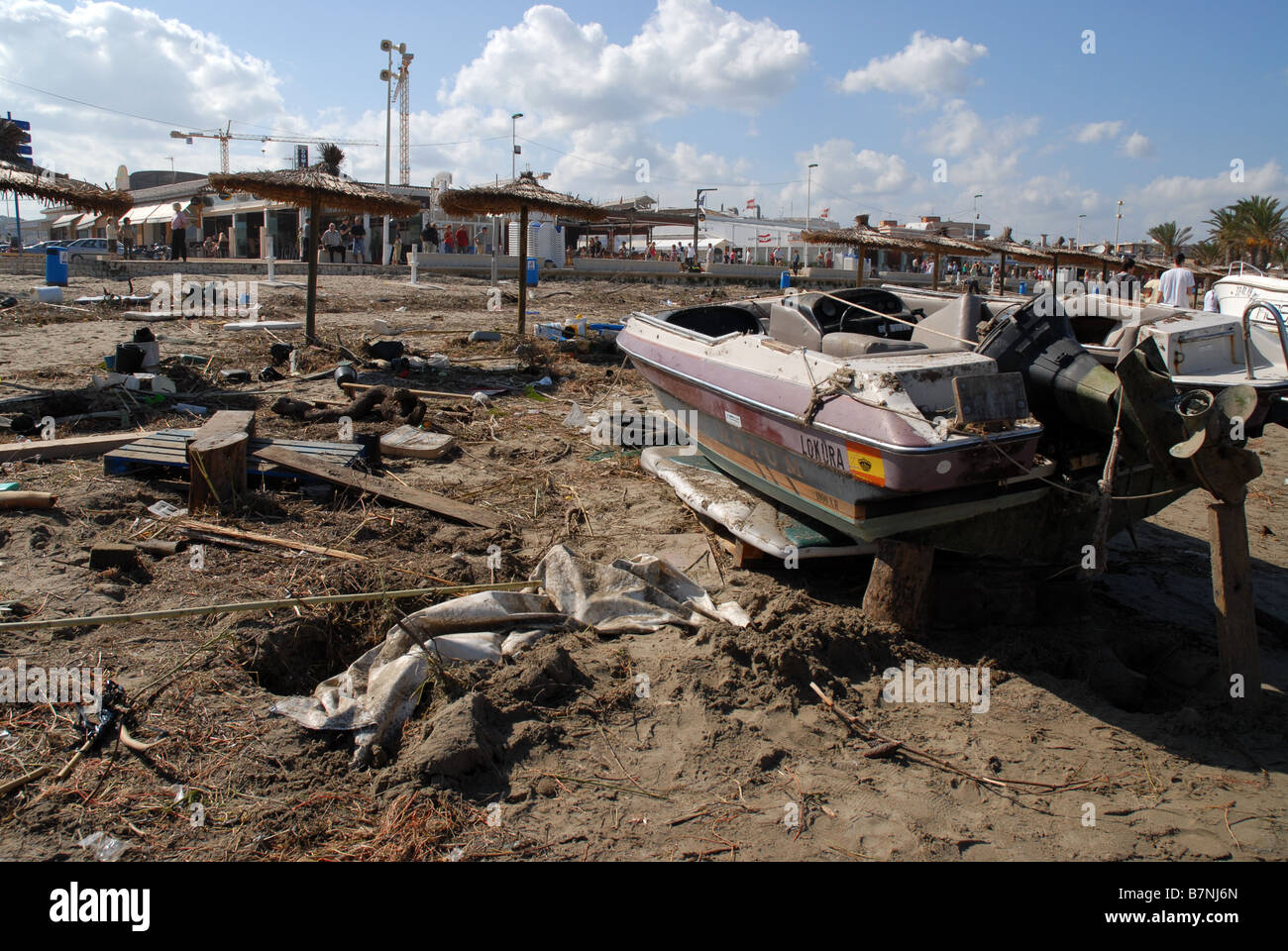Storm damage on beach hi-res stock photography and images - Alamy