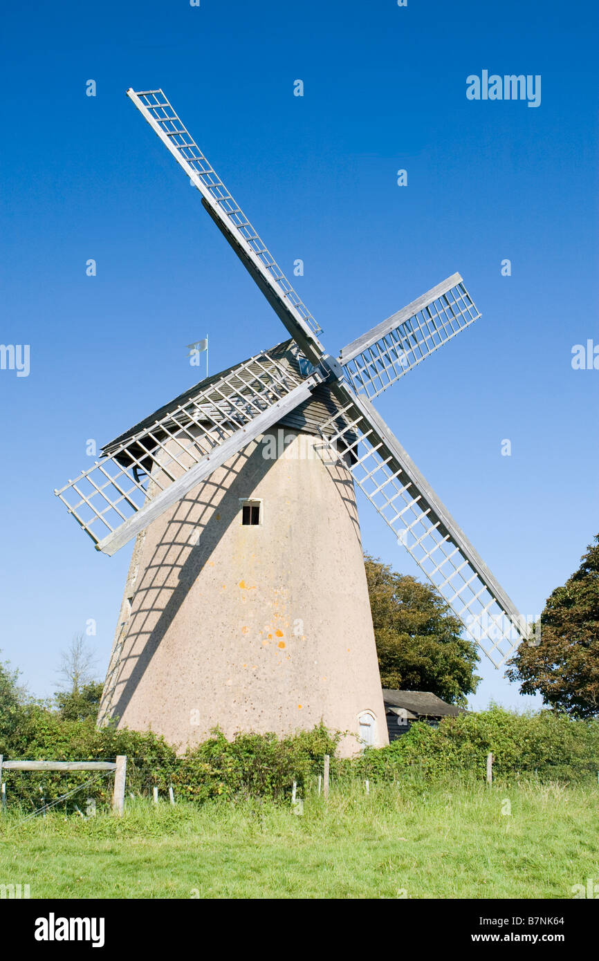 Windmill in the summer Stock Photo - Alamy