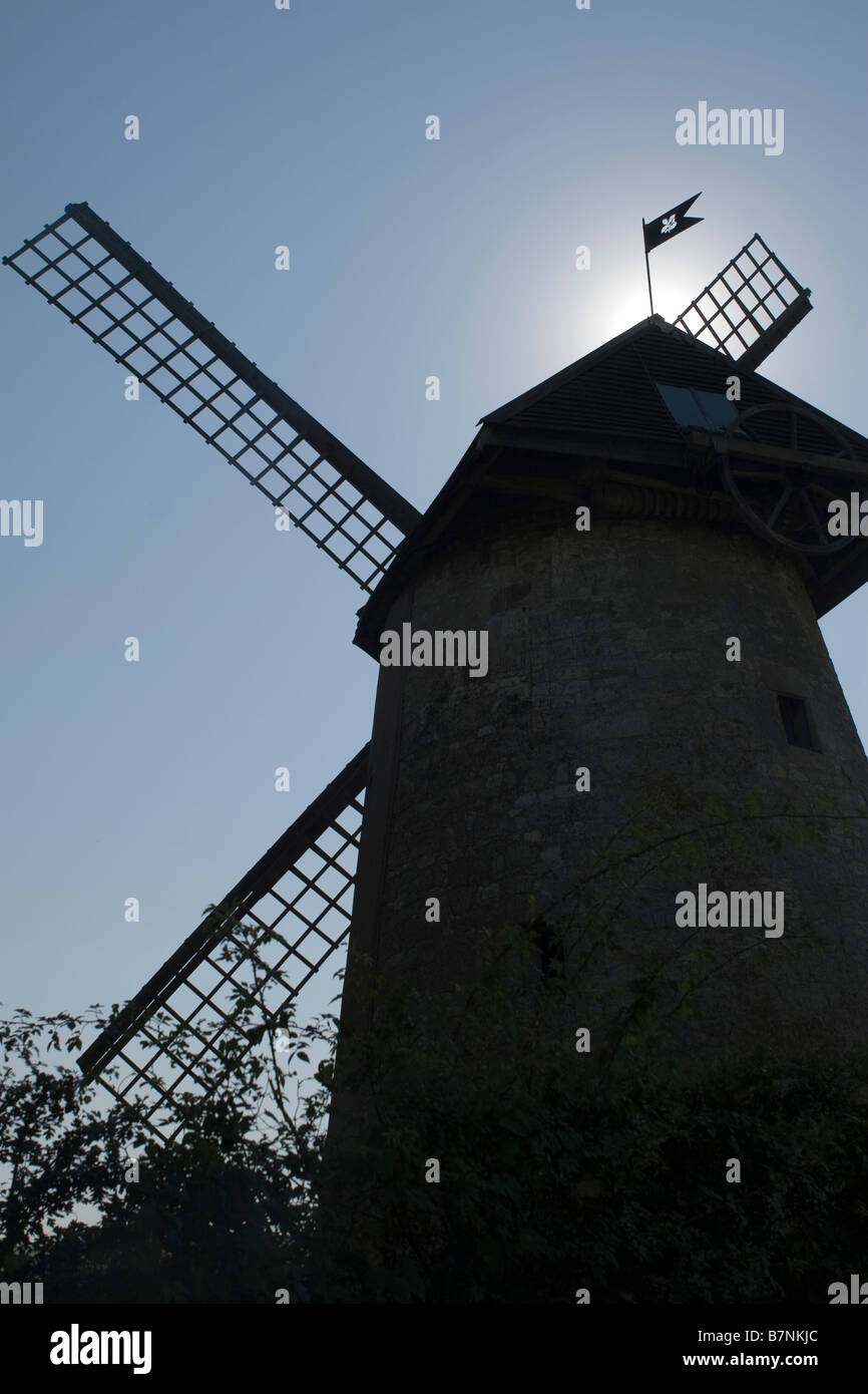 Windmill on the Isle of Wight Stock Photo - Alamy