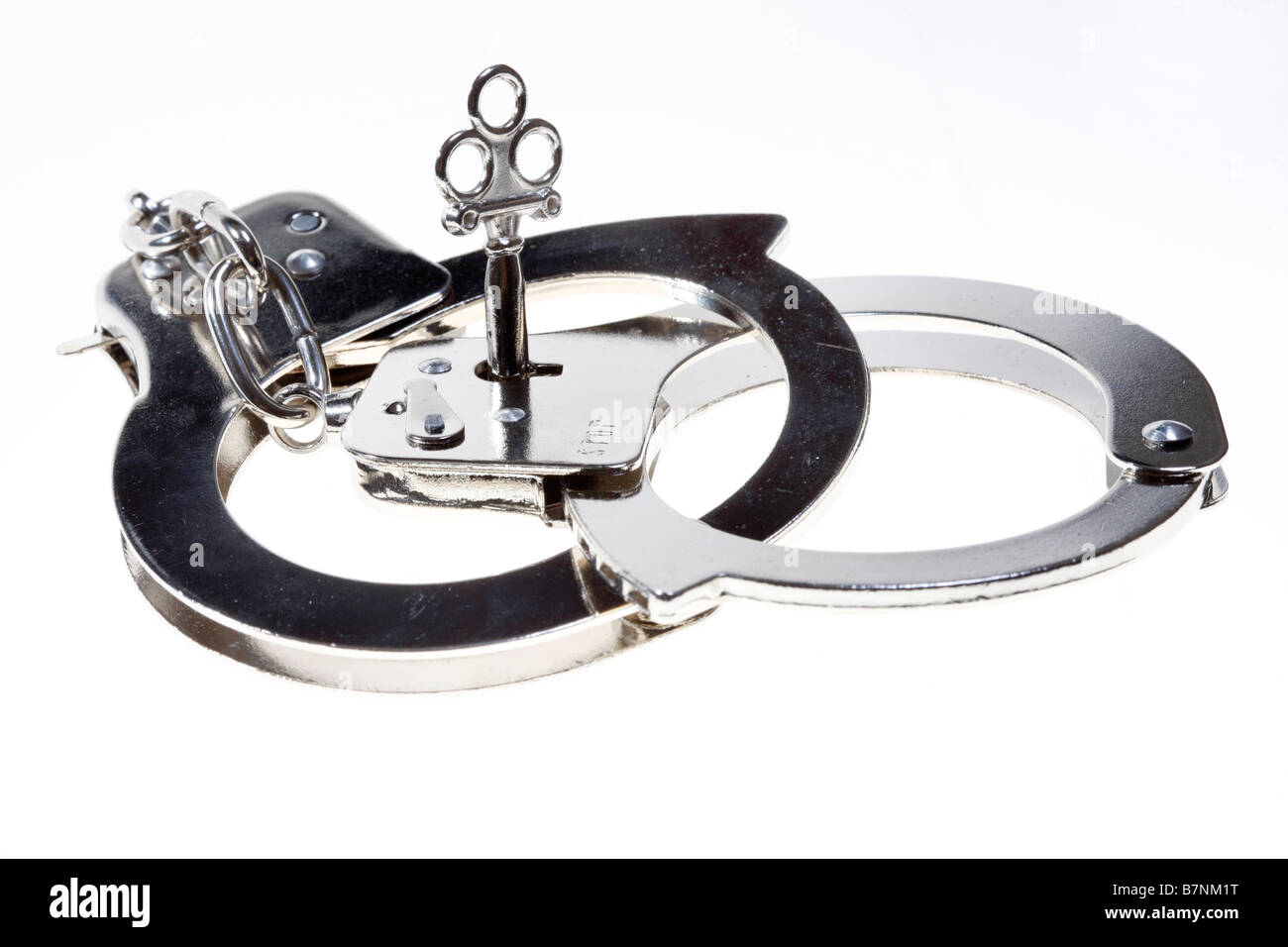 Handcuff symbol Cut Out Stock Images & Pictures - Alamy