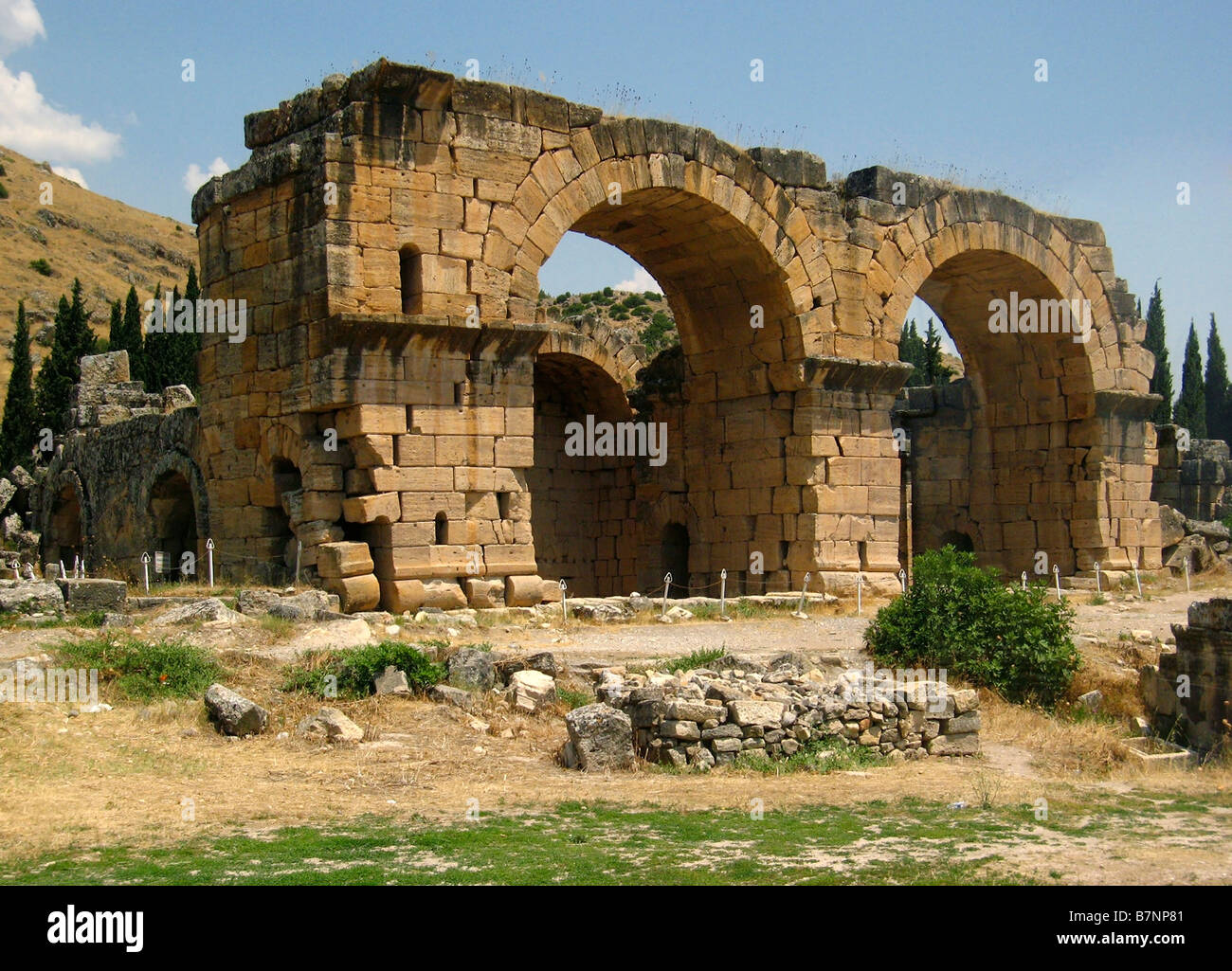 Necropolis near Pamukkale Turkey Stock Photo - Alamy