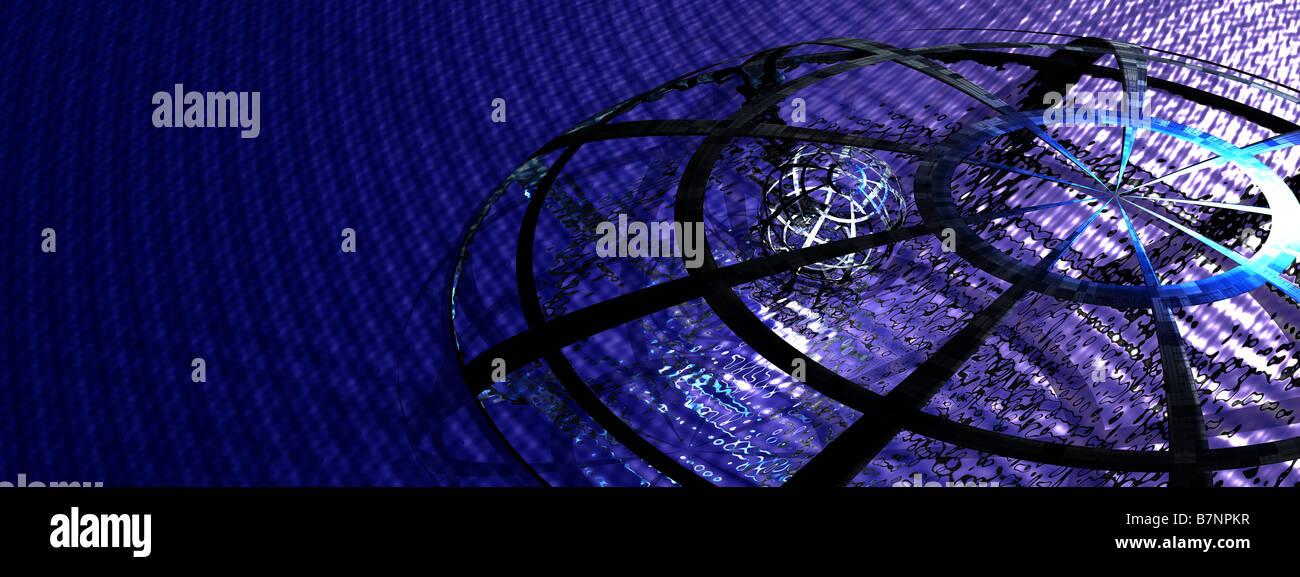 Futuristic Science Fiction Panorama scene scenes Stock Photo - Alamy
