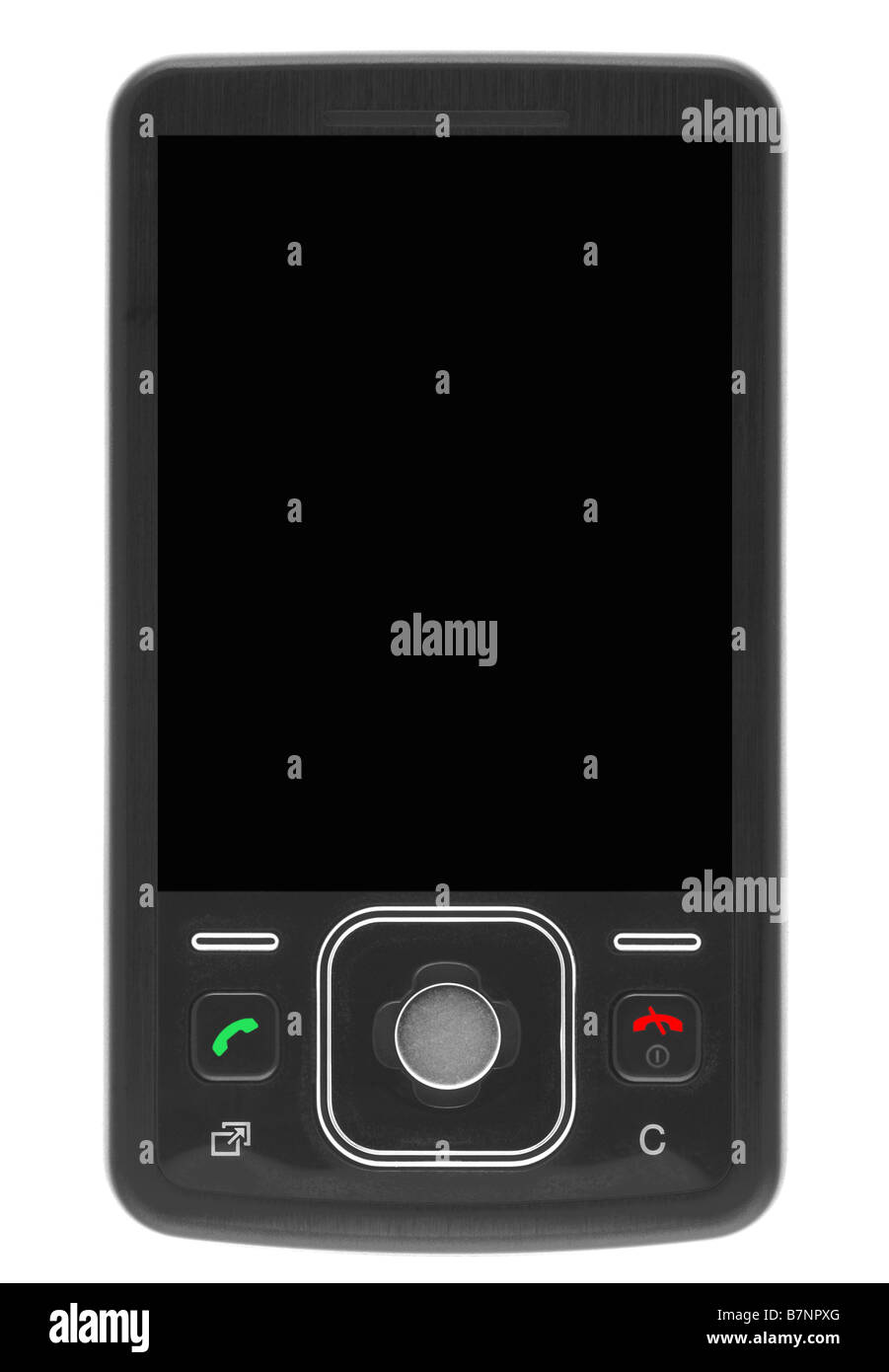 Mobile phone display Cut Out Stock Images & Pictures - Alamy