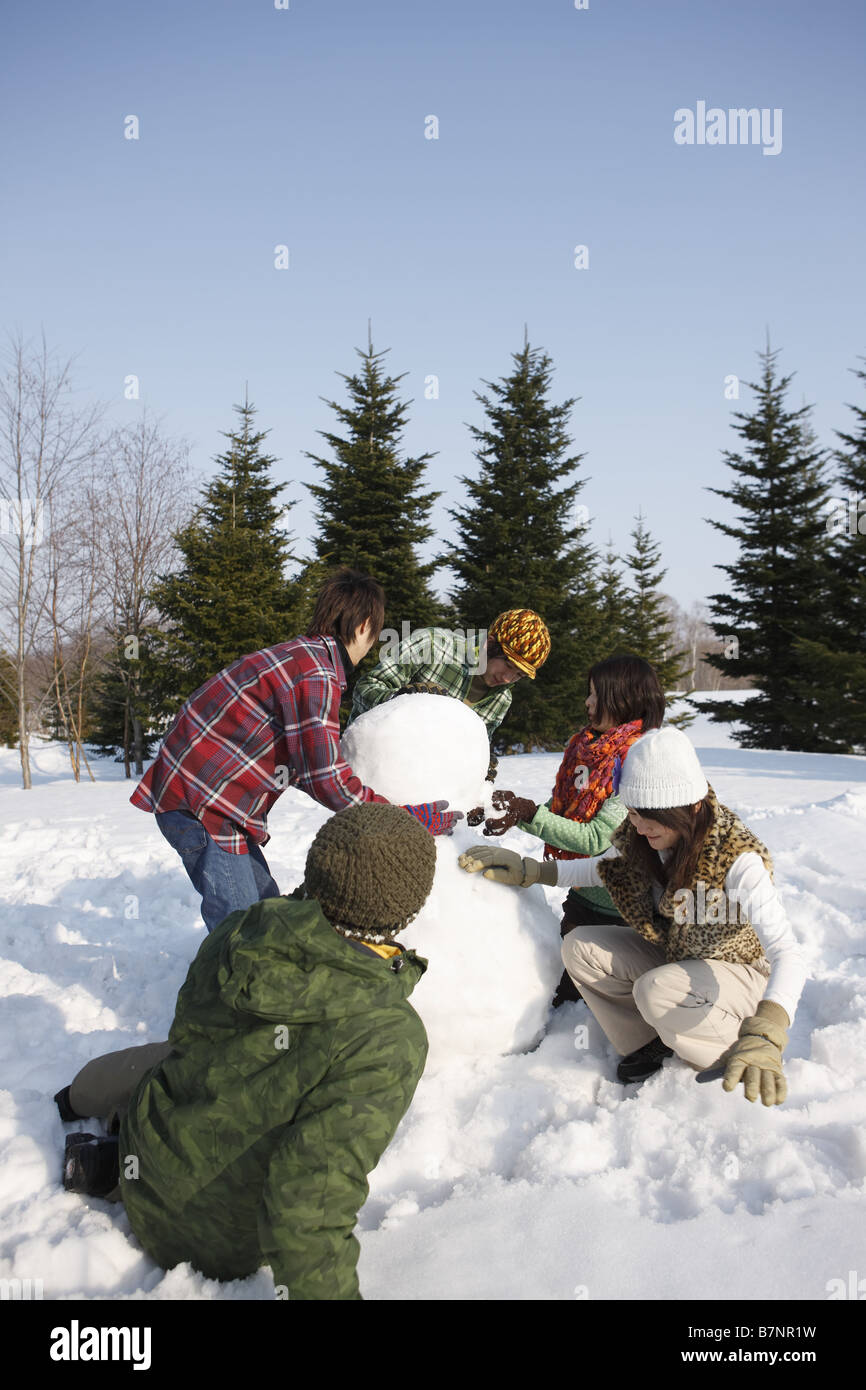 Five snowman hi-res stock photography and images - Alamy