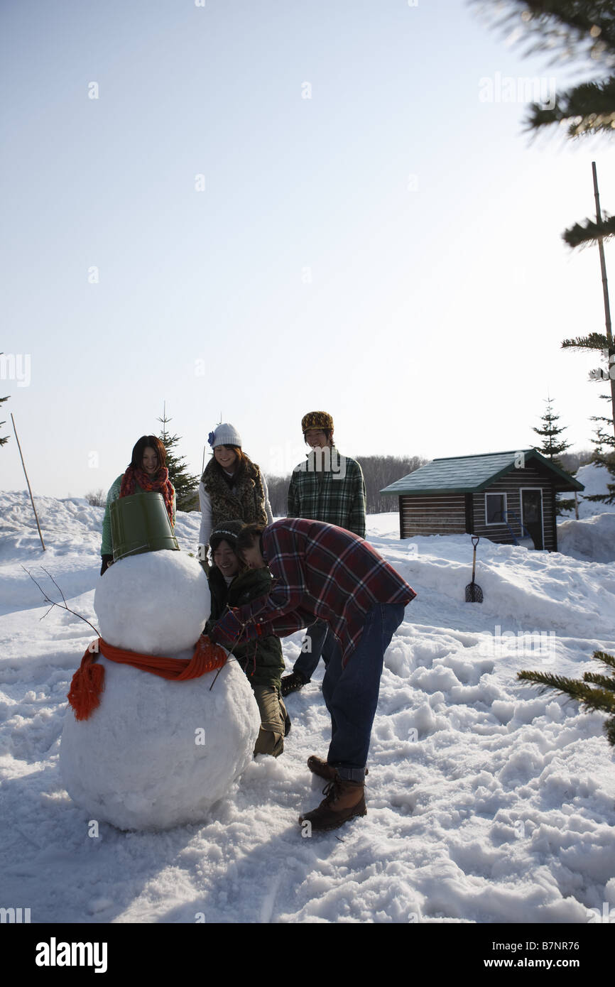 Japan snowman hi-res stock photography and images - Alamy
