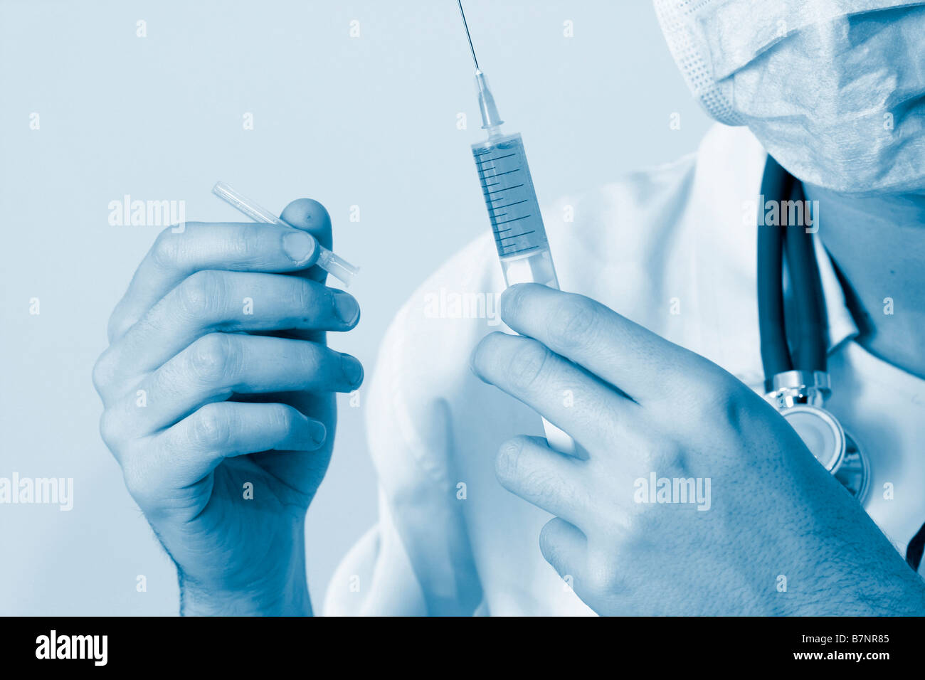 Portrait of a young doctor with stethoscope Stock Photo - Alamy