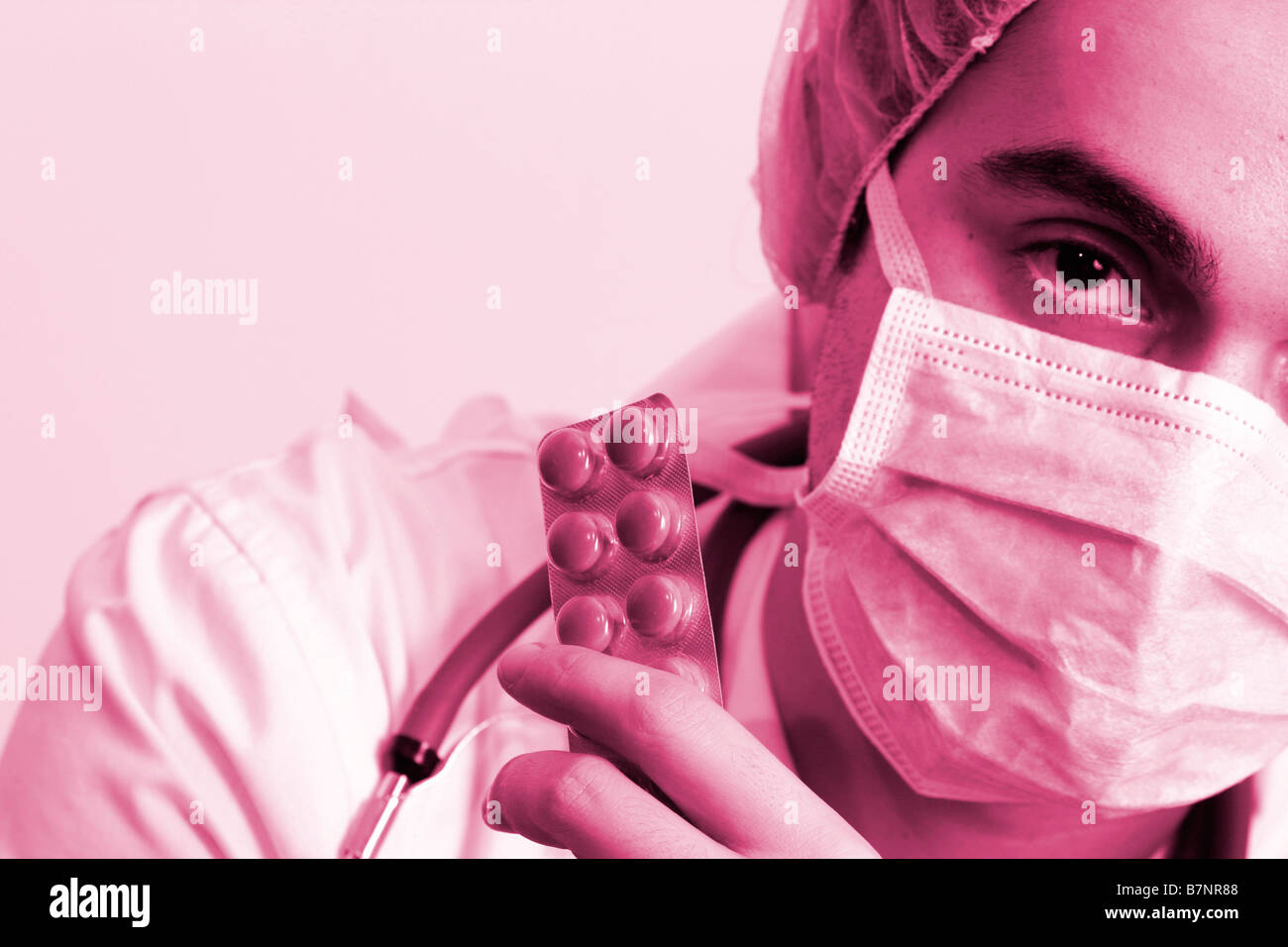 Portrait of a young doctor with stethoscope Stock Photo - Alamy