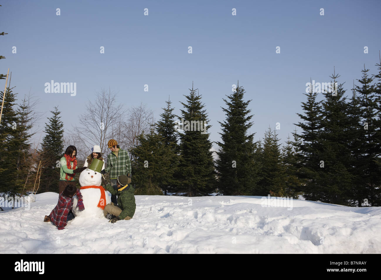Five snowman hi-res stock photography and images - Alamy