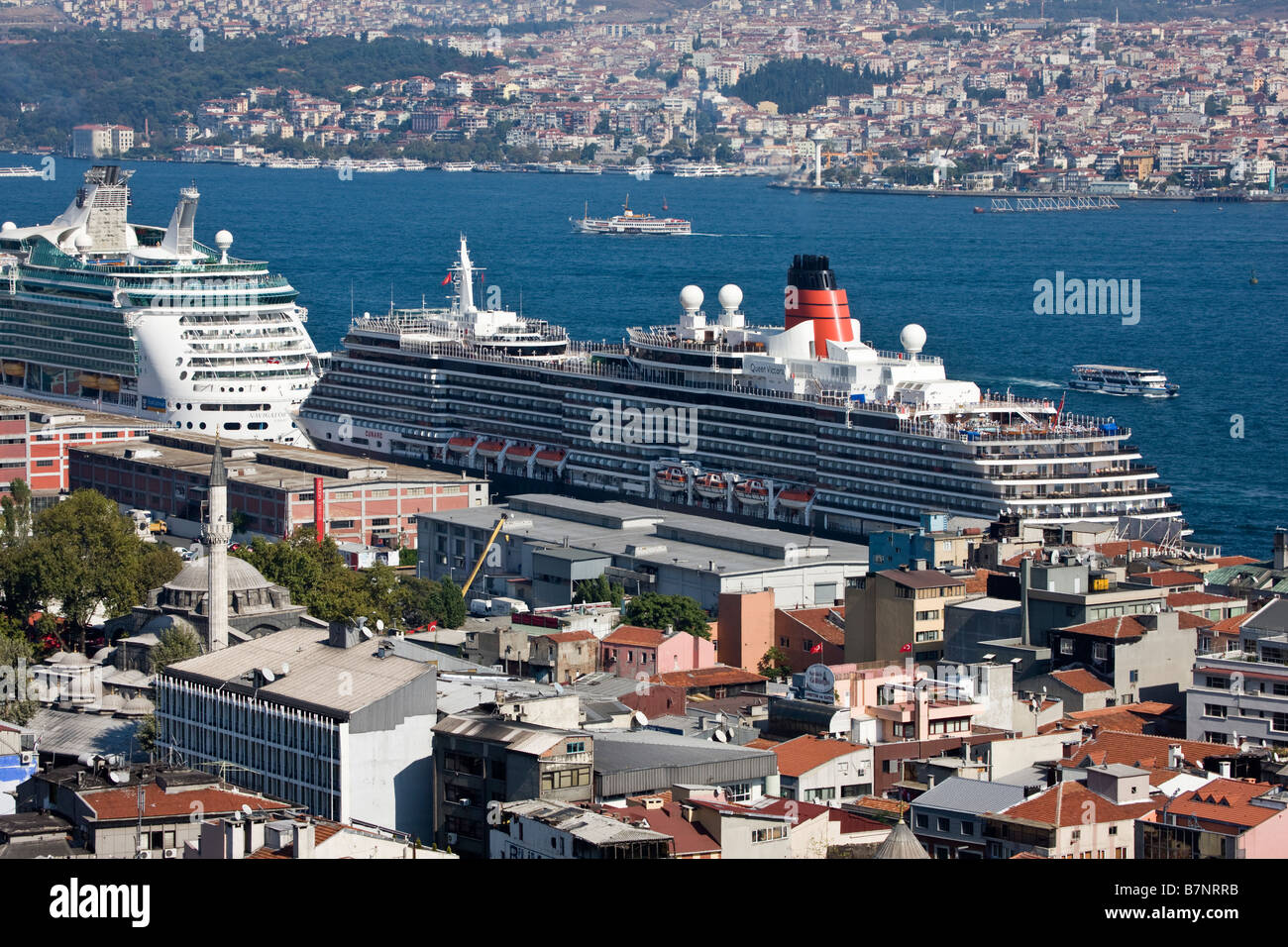 Cruise Ships Istanbul Turkey Stock Photo - Alamy
