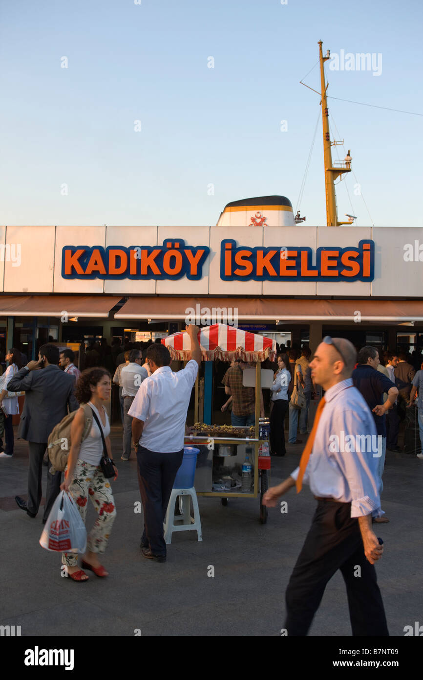 Ferry Terminal Istanbul Turkey Stock Photo - Alamy