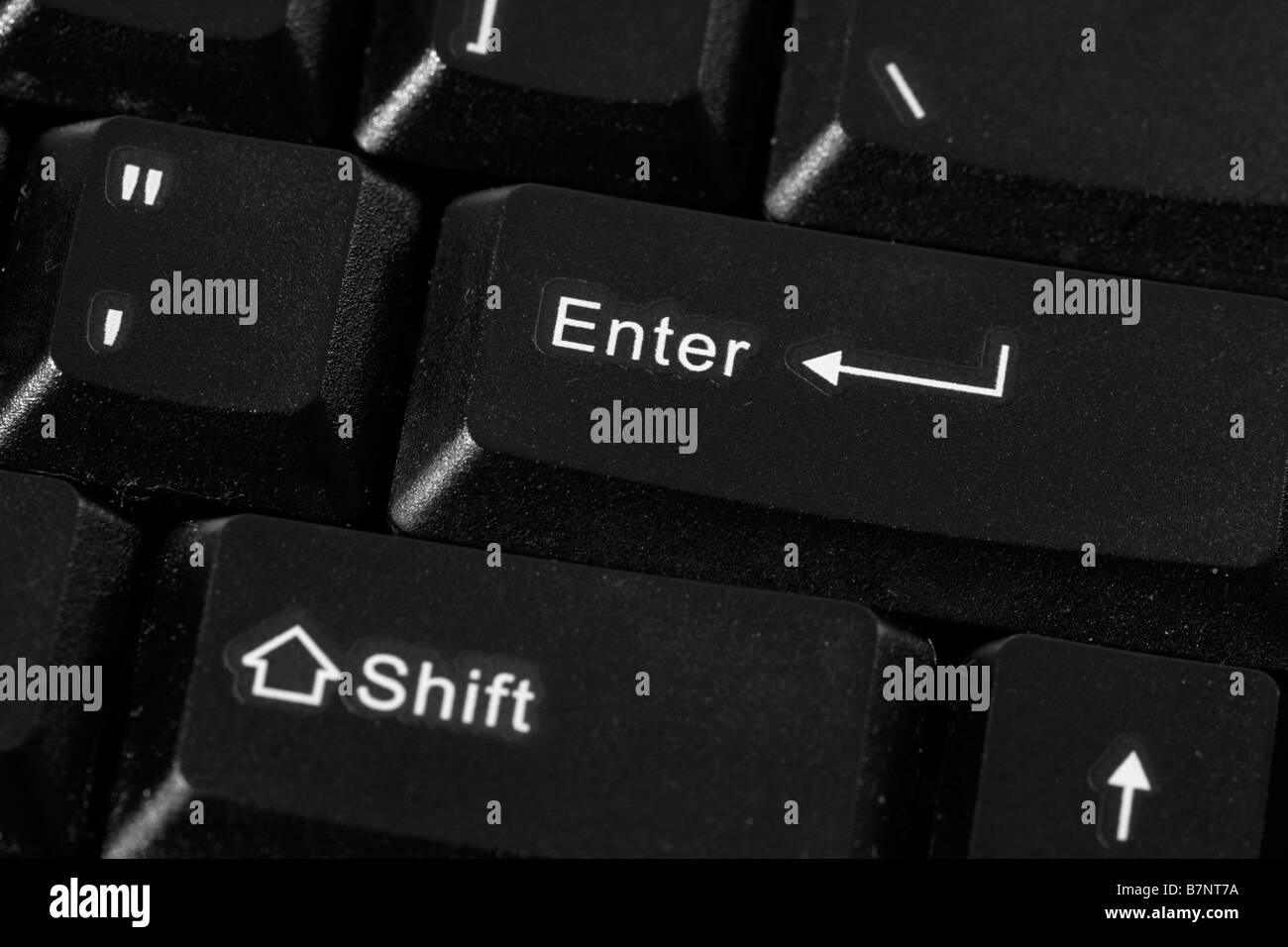 Close-up picture of a computer keyboard Stock Photo - Alamy