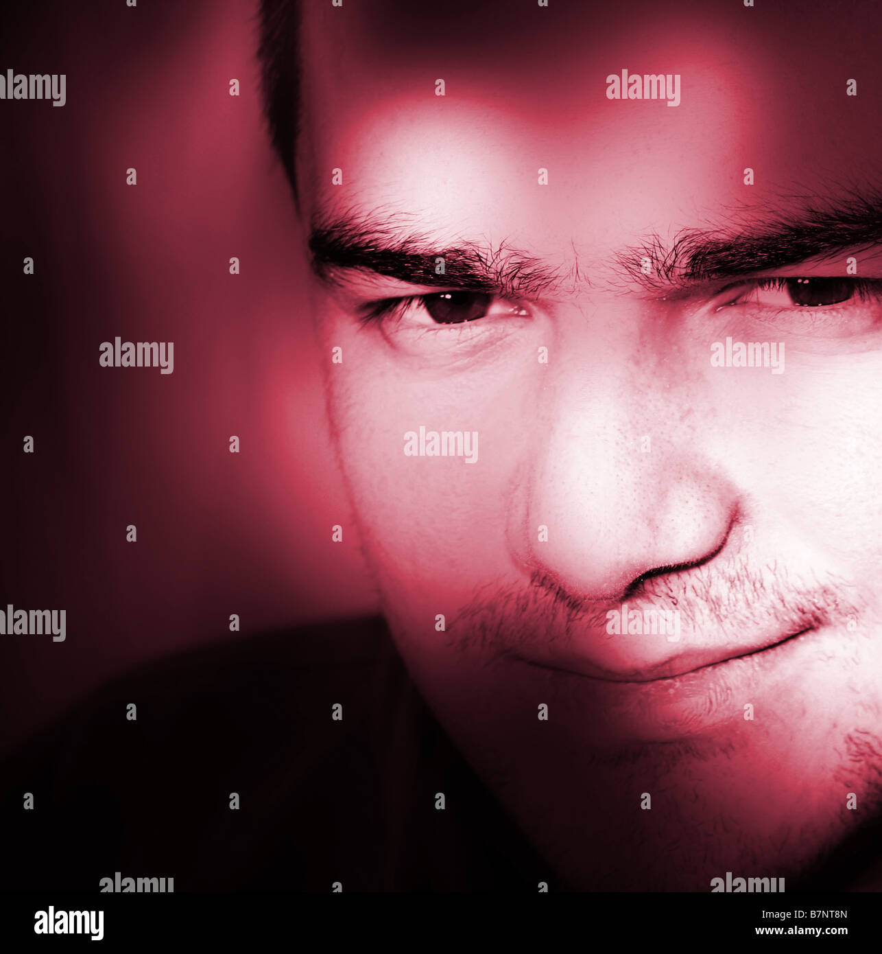 Young man - face, close-up Stock Photo - Alamy