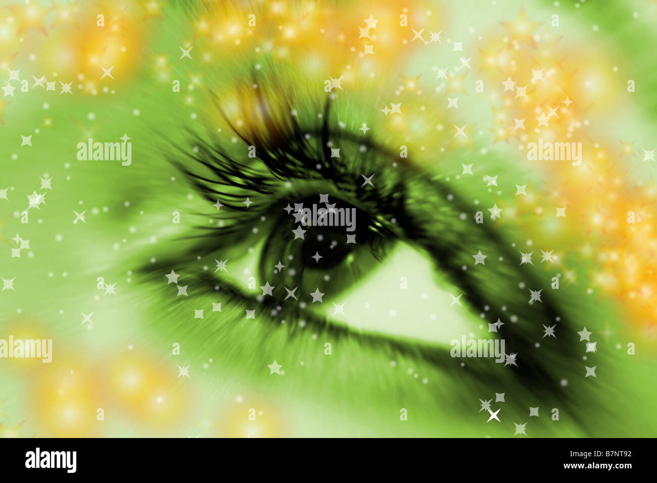 Macro image of a black eye Stock Photo - Alamy