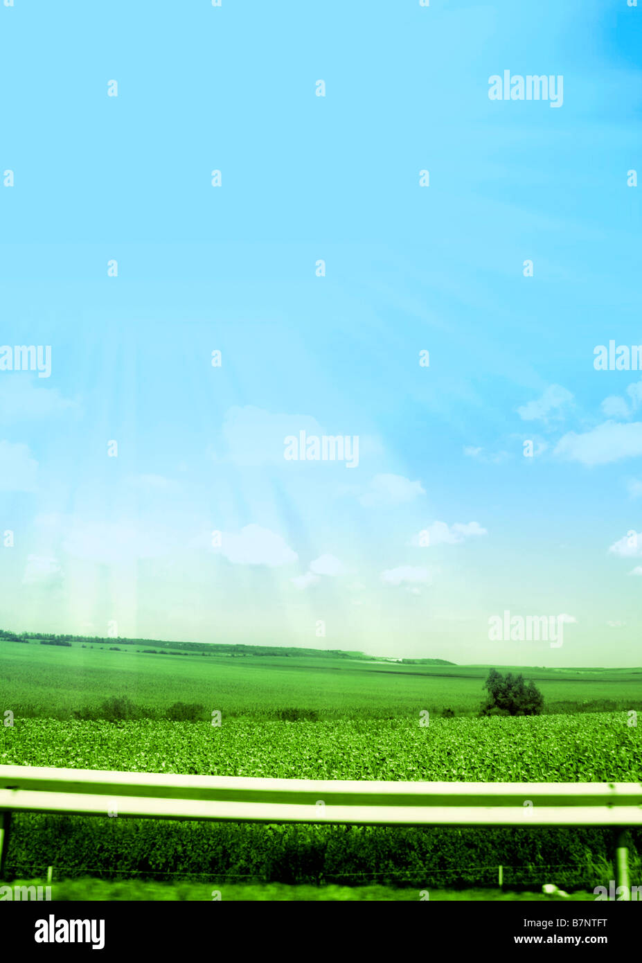 Beautiful country landscape view Great nature scene Stock Photo - Alamy