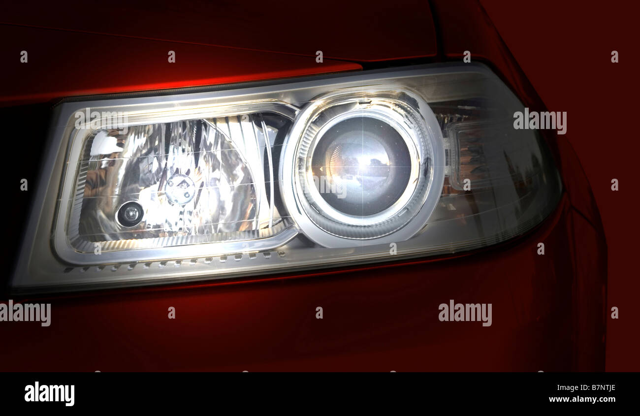 Close-up of a car beacon Stock Photo - Alamy