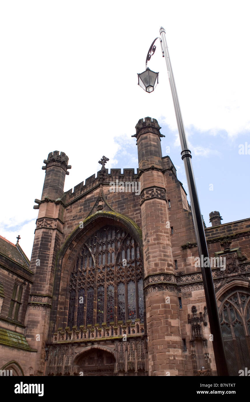 Chester cathedral in the centre of the medieval city of Chester,England ...