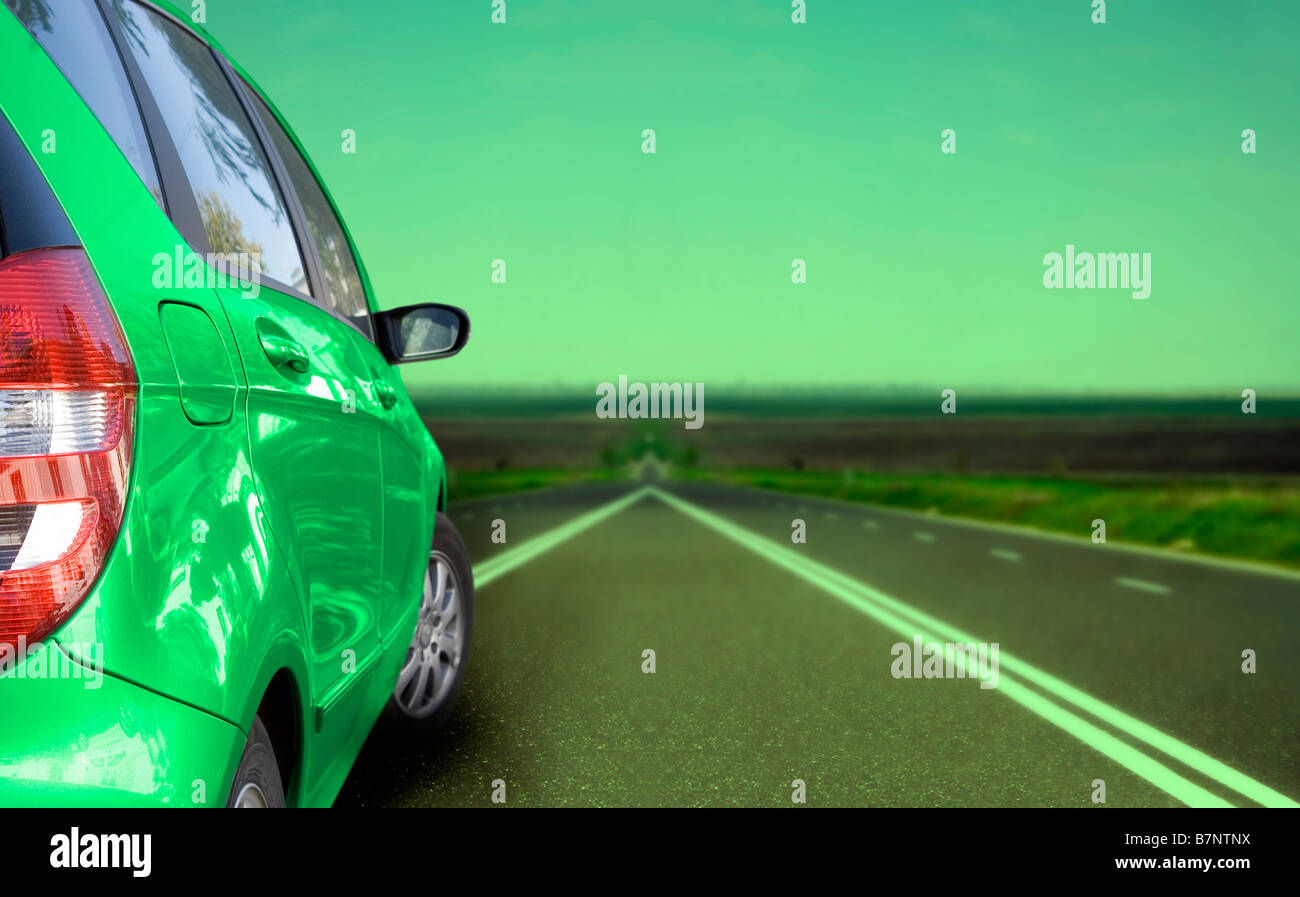 Car running on the highway Stock Photo - Alamy