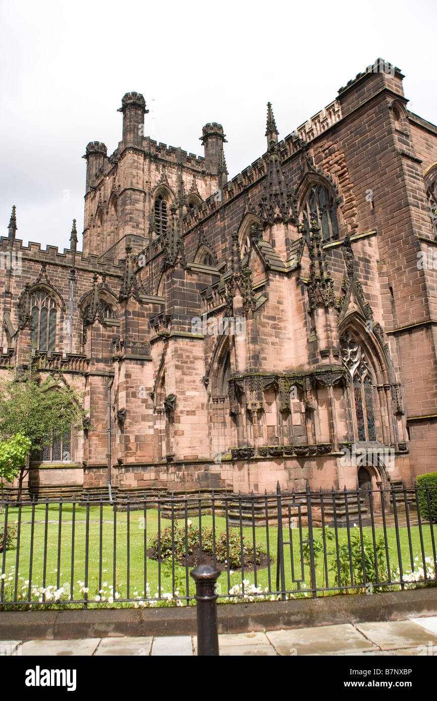 Chester cathedral in the centre of the medieval city of Chester,England ...