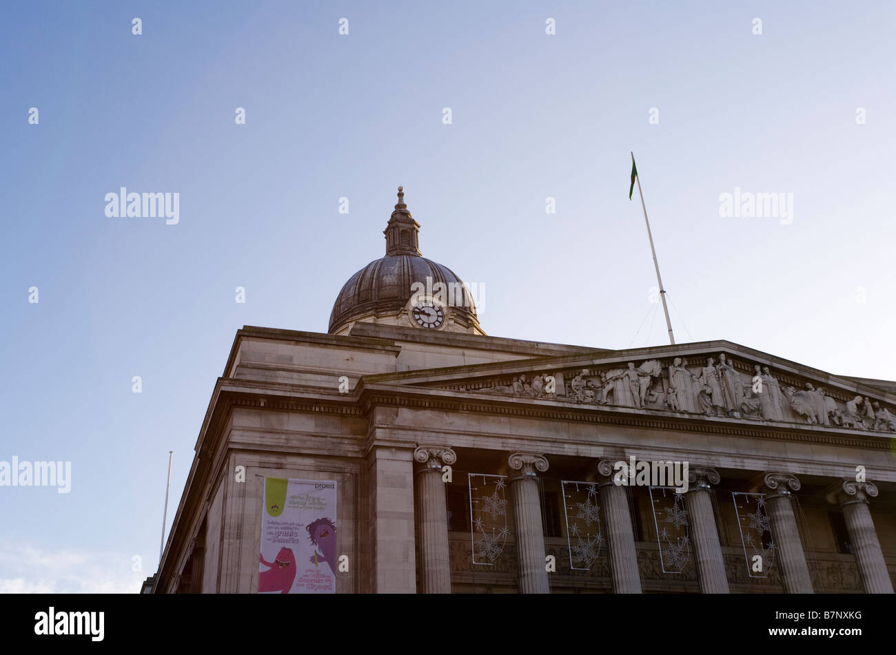 Council house designed by thomas cecil howitt hi-res stock photography ...