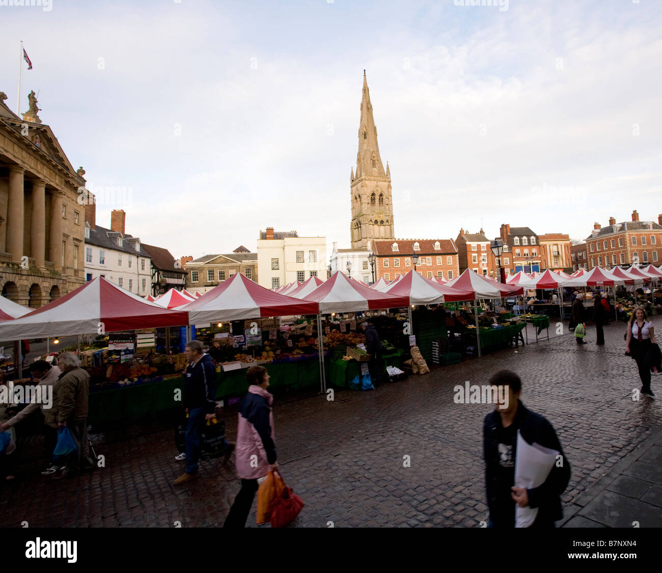 Market place and parish church hi-res stock photography and images - Alamy