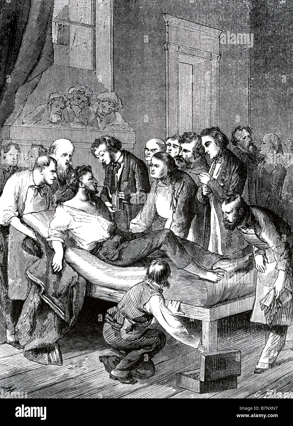 First operation with ether hi-res stock photography and images - Alamy