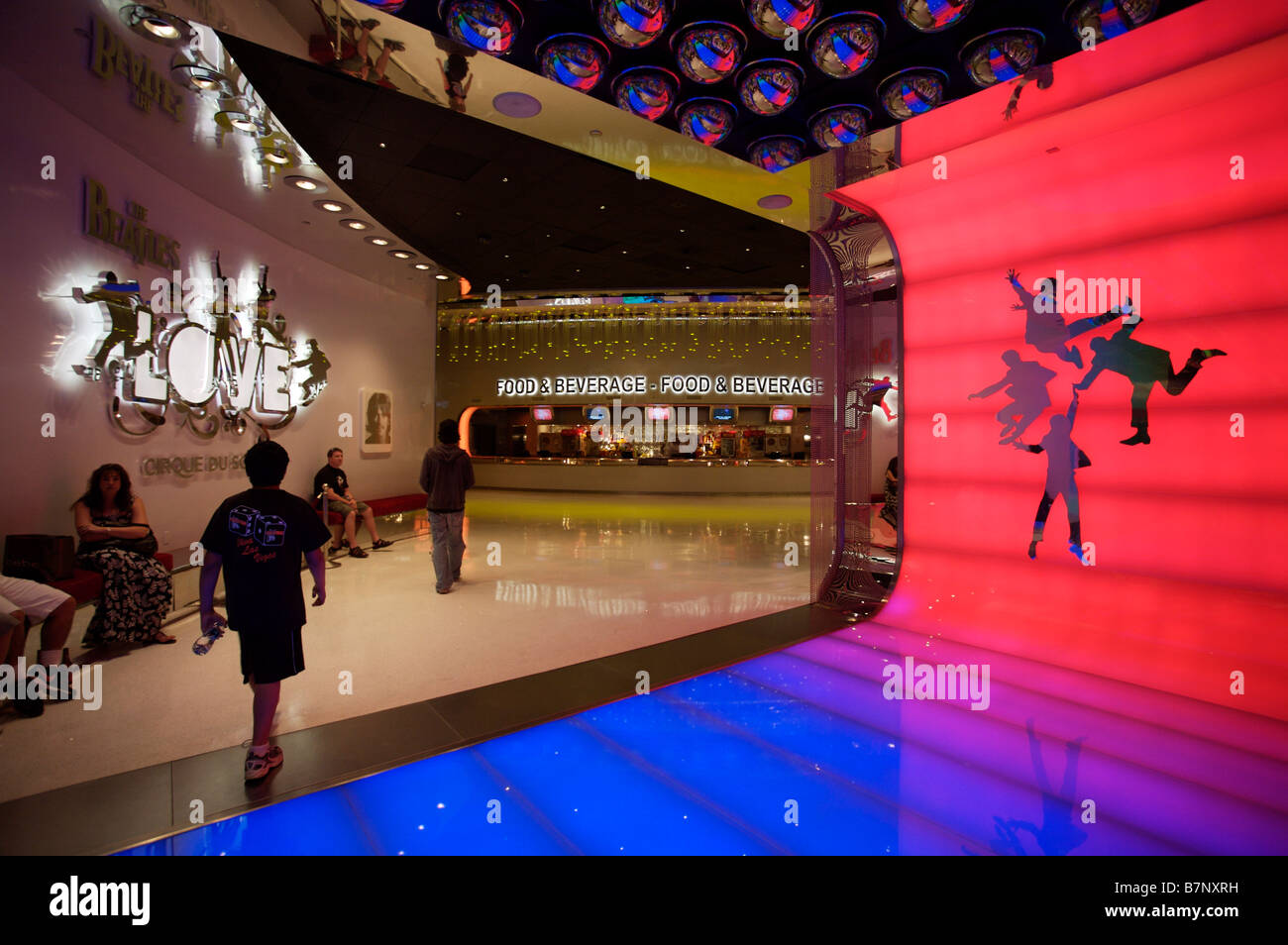 Mirage Hotel The Beatles Cirque Du Soliel Stock Photo - Alamy
